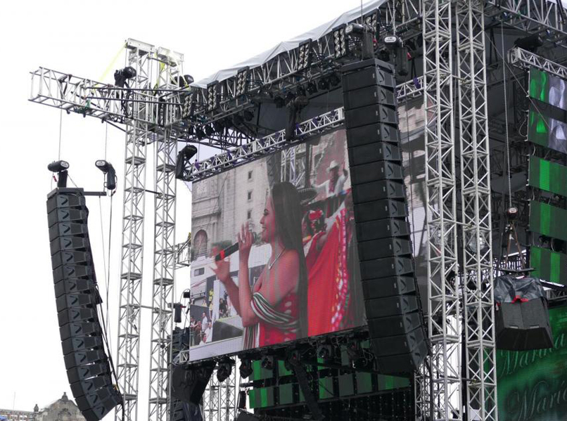 Multiple Nexo Line Arrays For One 360° Stage In Mexico | SoundLightUp.