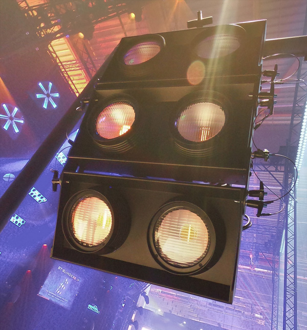 Briteq BT-Blinder2 IP, an exemplary LED Blinder | SoundLightUp.