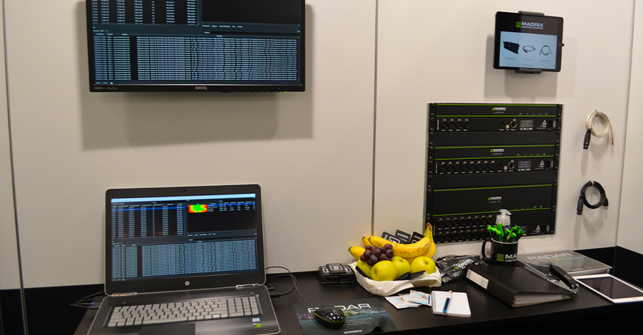 RDM fixtures under the Madrix Radar | SoundLightUp.