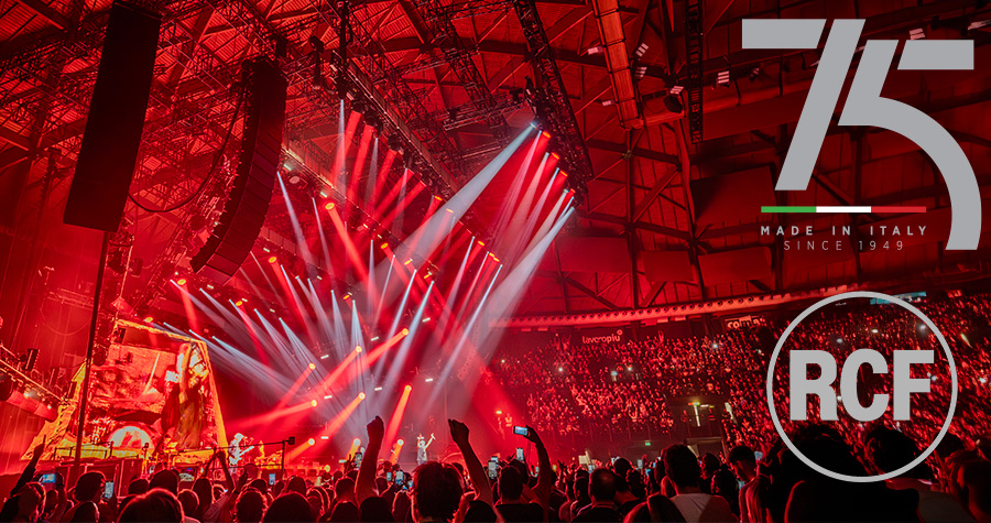 RCF Celebrates 75 Years of Authentic Performance Sound | SoundLightUp.