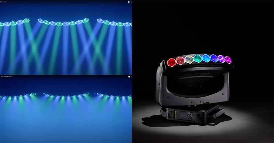 ETC SolaPix Fan 8: spreading beams and effects | SoundLightUp.